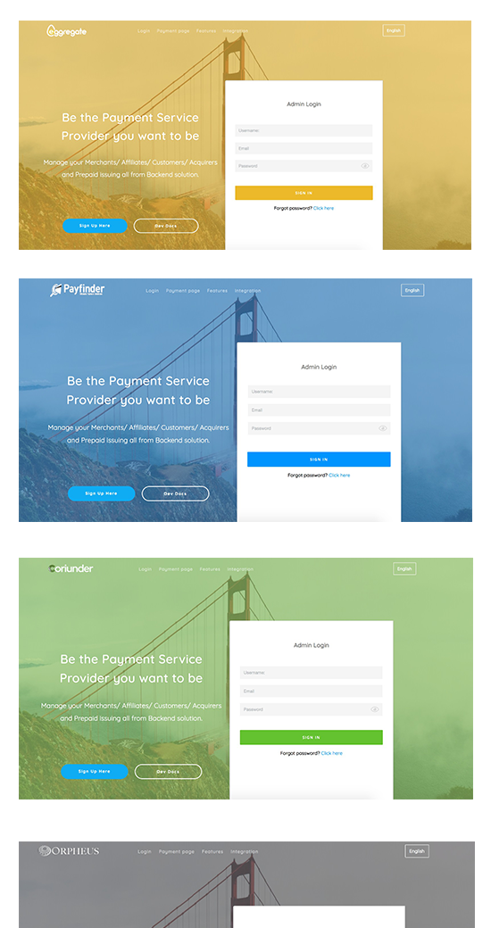 Coriunder | One Gateway to rule them all